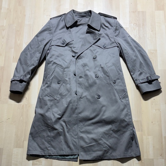 arnie 2 | Jackets & Coats | Vintage Classic Gray Doublebreasted Trench ...